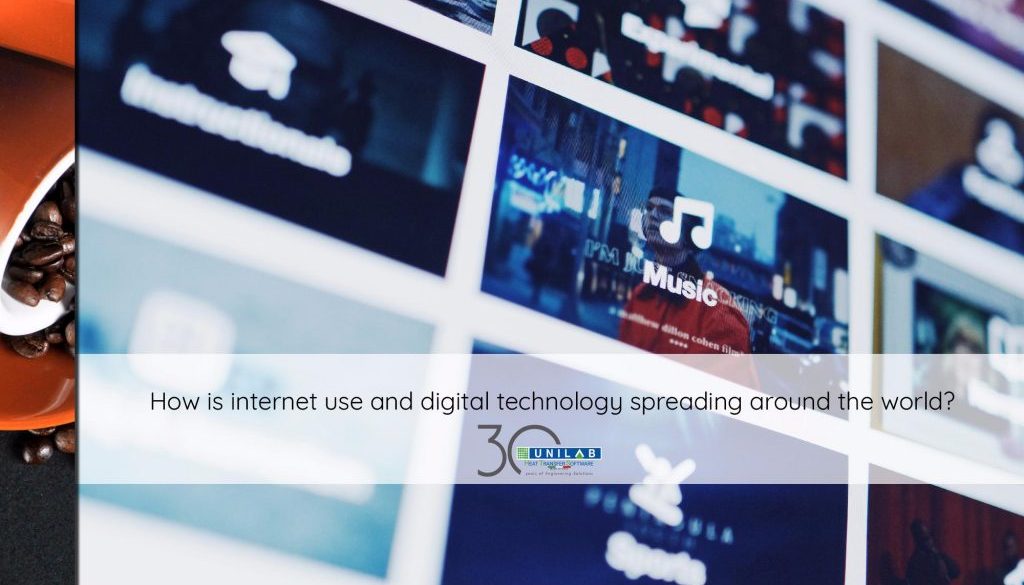 How is internet use and digital technology spreading around the world ...