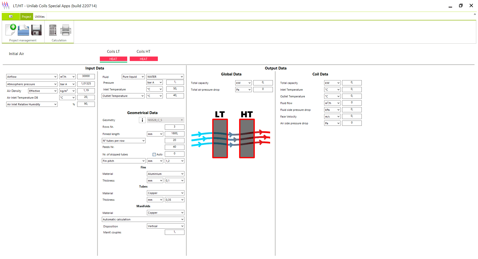 Unilab Coils | UNILAB - Heat Transfer Software