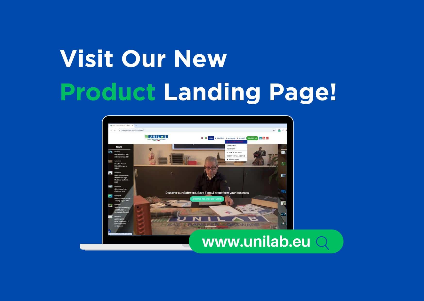 New Unilab Product Landing Page